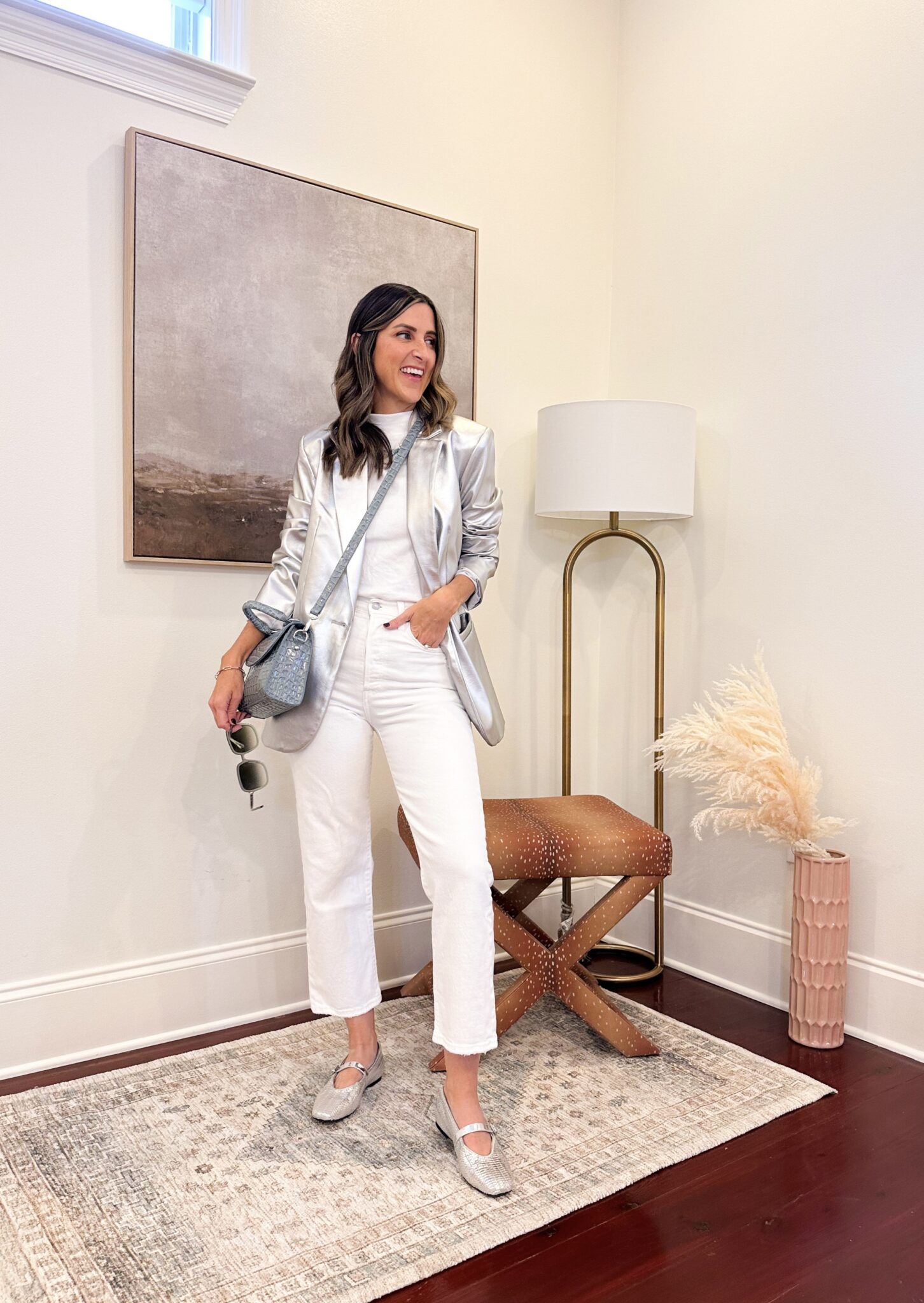 3 Ways to Style a Metallic Blazer | Cobalt Chronicles