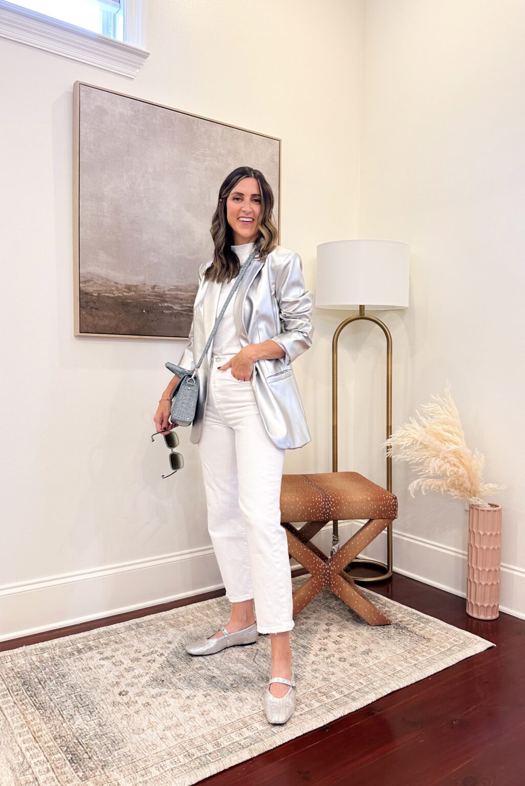 3 Ways to Style a Metallic Blazer | Cobalt Chronicles